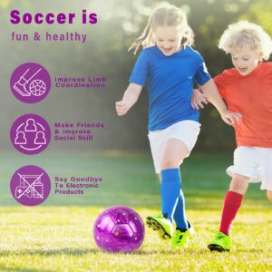 Champhox Size 3 Soccer Ball for Girls Glitter Pink Kid Ages 3 4-6 6-8 Outdoors Indoor Sports Soccer Ball Recreation Soccer Ball for Girls Toddlers Children Christmas Birthday Gifts