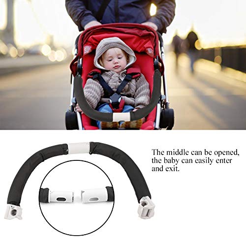 Baby Stroller Handle, Baby Stroller Handlebar Protector Adjustable Armrest Bumper Bar Universal Handle Suitable for Most Baby Strollers