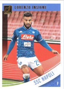 2018-19 donruss #72 lorenzo insigne ssc napoli soccer trading card