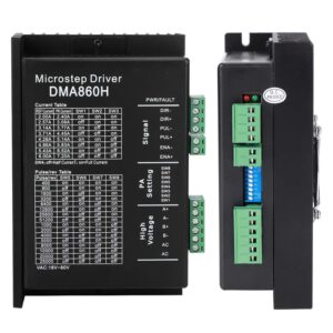 cnc stepper motor driver, 18‑80vac stepper motor driver, stepper motor accessories good performance dma860h for stepper motor