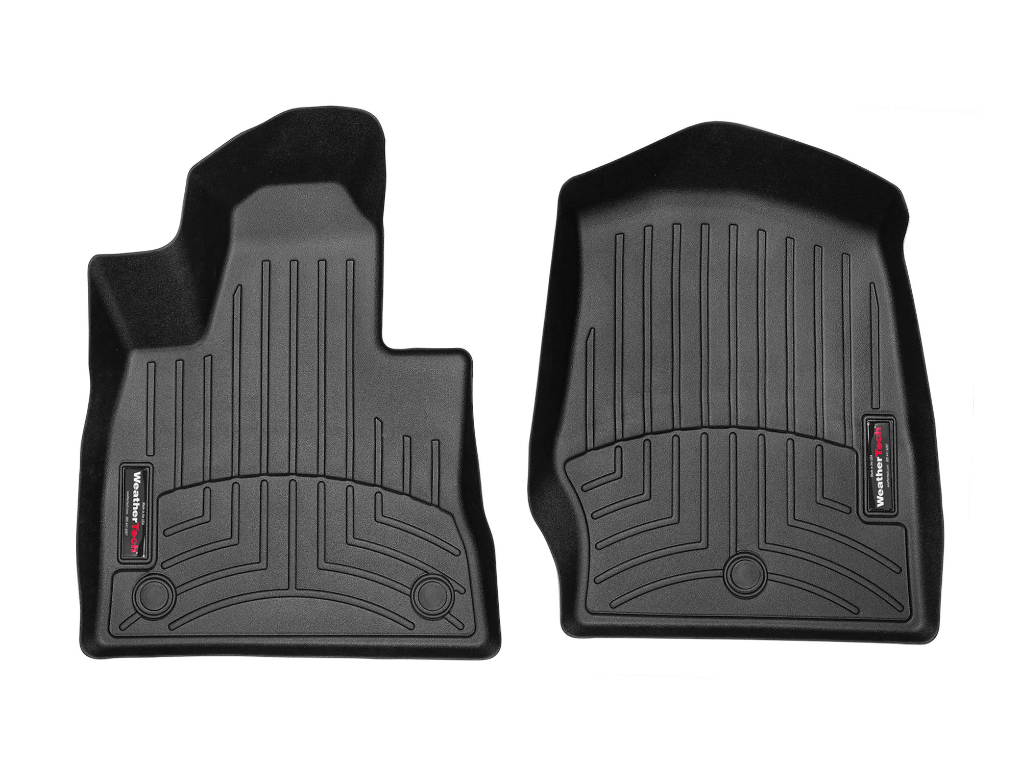 WeatherTech Custom Fit FloorLiners for Ford Explorer, Explorer ST, Explorer Hybrid - 1st Row (4415751), Black