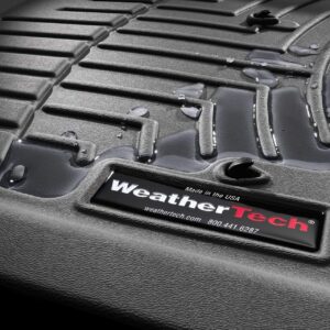 WeatherTech Custom Fit FloorLiners for Ford Explorer, Explorer ST, Explorer Hybrid - 1st Row (4415751), Black