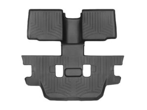 weathertech floorliner for ford explorer (443596) - one piece - 2nd and 3rd row coverage, black