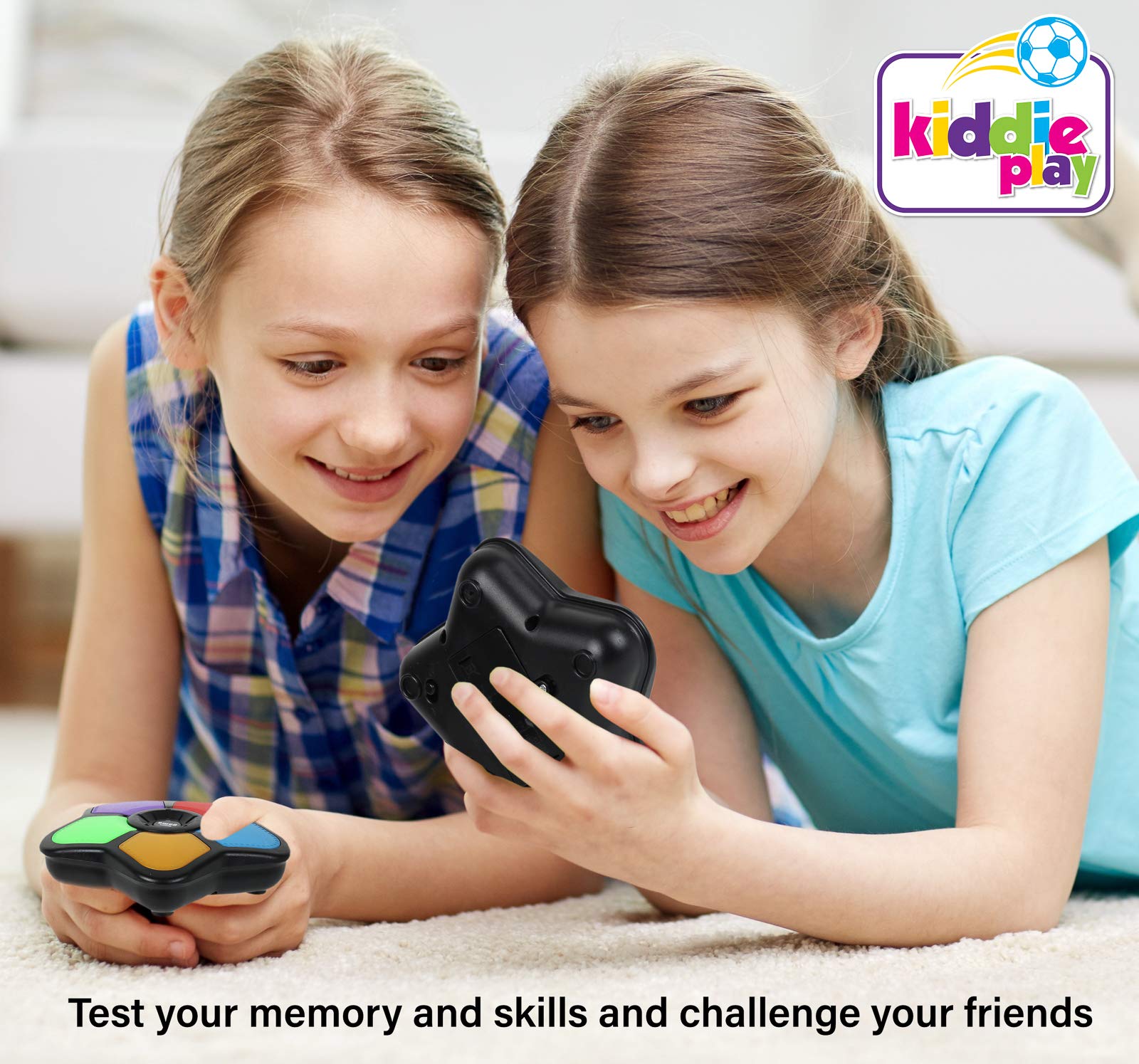 Kiddie Play Electronic Memory Game for Kids 3 and Up Repeat The Color Memorizing Toy