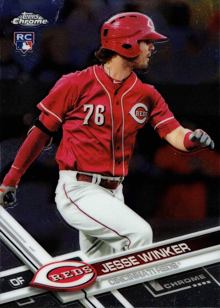 2017 Topps Chrome Baseball #74 Jesse Winker Rookie Card