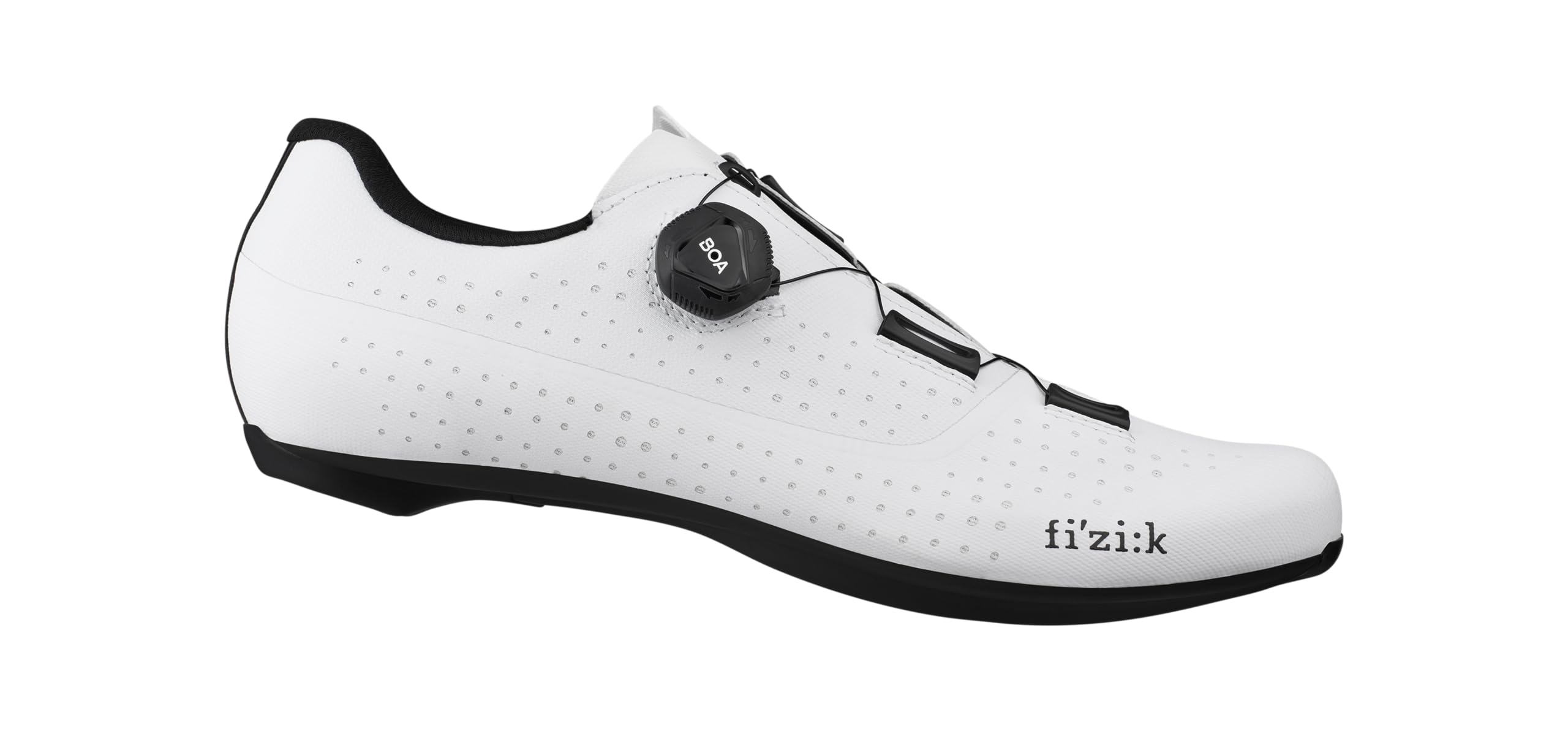 Fizik Unisex Overcurve R4 Wide Road Cycling Shoes, White, 10.5-11 US Men