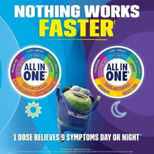 Mucinex Fast-Max Max Strength, Day Cold & Flu & Night Cold & Flu Liquid Gels (Pack Of 3), 72 Count (Packaging May Vary)