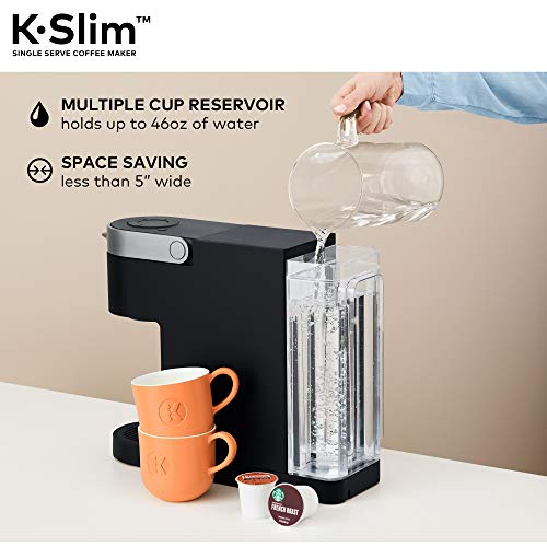 Keurig K-Slim Single Serve Coffee Maker with McCafé Classic Collection Variety Pack, 40 Count K-Cup Pods