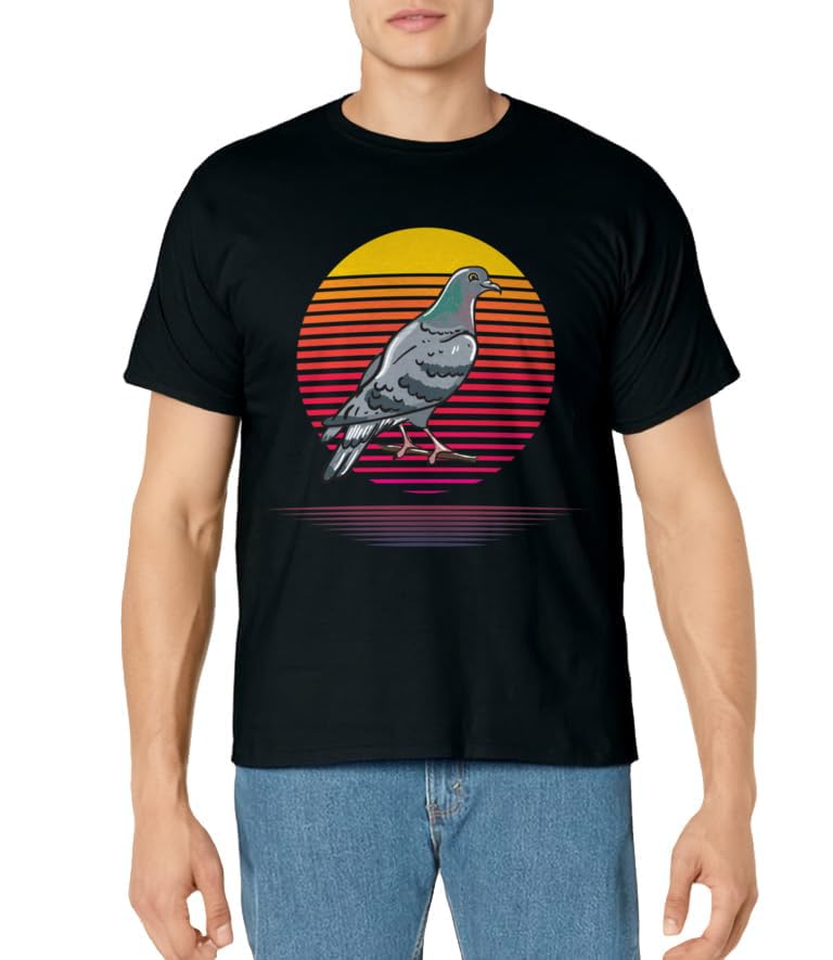 Retro Pigeon Owner Lover Gifts Pigeon Love Gift T-Shirt