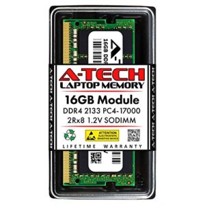 a-tech 16gb ram for dell latitude e7470, e7270, e5570, e5470, e5270, 3379 2-in-1 laptop | ddr4 2133 mhz sodimm pc4-17000 memory upgrade