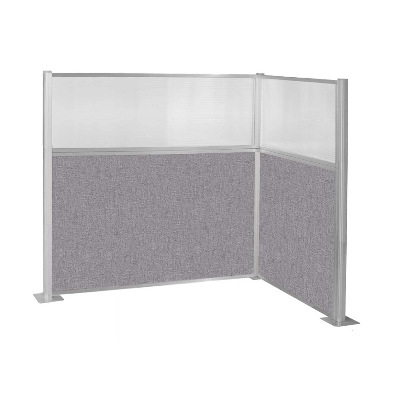 Versare Hush Panel Cubicle Kit | Workstation Partition Walls | Sound Dampening Cubicle Walls | Partitions for Desks