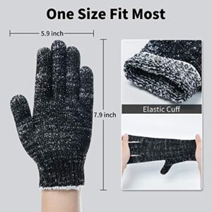 4 Pairs 8 Pcs Exfoliating Gloves for Shower - Premium Bath Gloves - Body Scrubber Gloves for Shower, Spa, Massage, Body Scrubs, Remove Dead Skin, Deep Cleaning