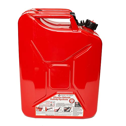 Midwest Can 5-Gal Metal Gas Can w/Spout (2 Pack)