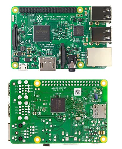 DIGISHUO 9 in 1 Complete Starter Kit Raspberry Pi 3 Model B Module&Two Cases&HDMI Cable&32G SD Card&Heatsink Kit&P Fan