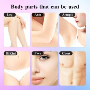 Wax Strips, 40 Strips Body Wax Strips, for Women Body and Legs Bikini Brazilian Wax Strips Diy Wax Strips Hair Removal