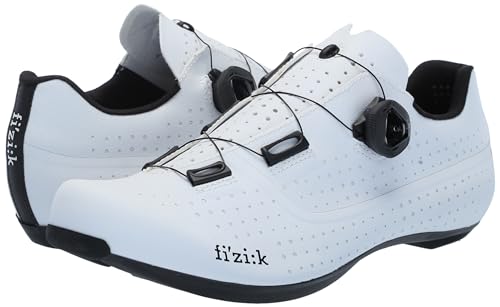 Fi'zi:K Tempo Overcurve R4 Cycling Shoe White/Black, 44.5