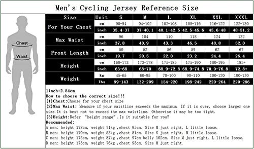 PSPORT Men's Cycling Jersey Funny Bike Shirt Short Sleeve Road Biking Jersey Bicycle Clothing Tops with 3 Rear Pockets