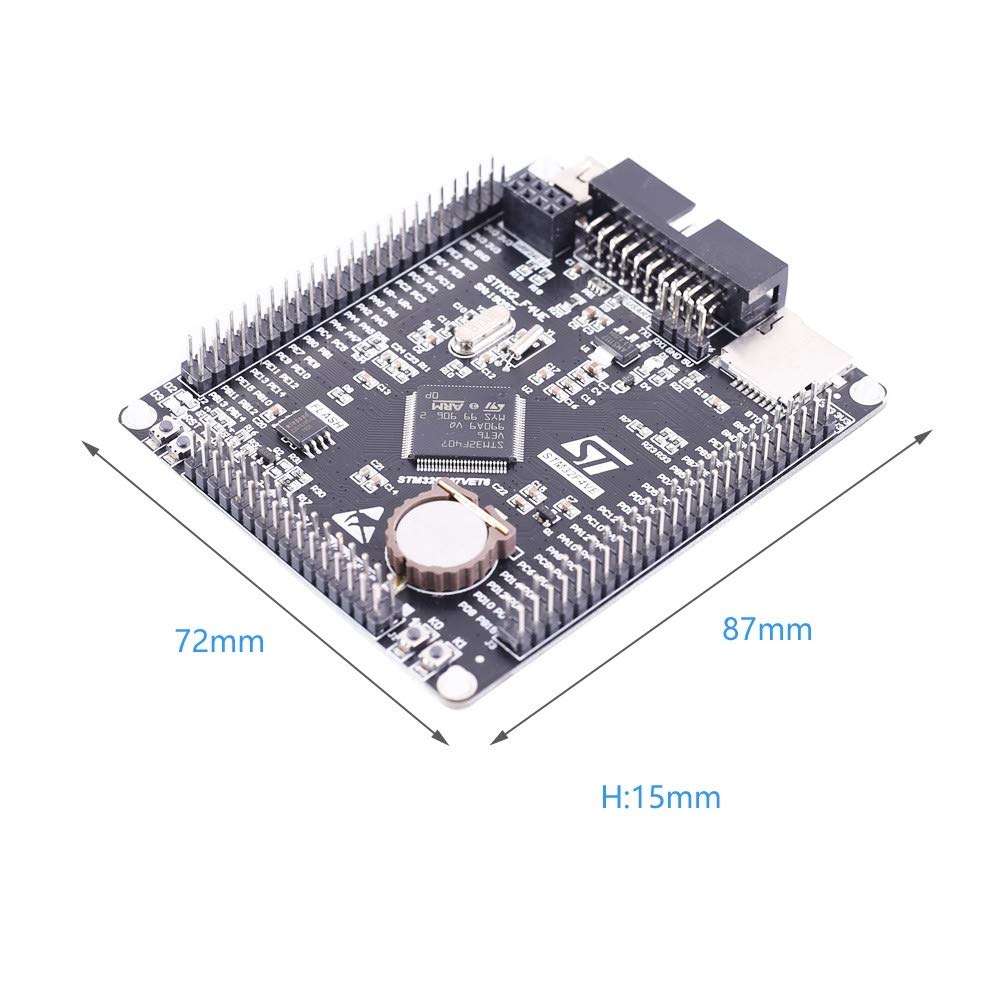 STM32F407VET6 Development Board,STM32F4 32Bit DC 1.8V-3.6V M4 Learning Board Single-Chip Learning Module