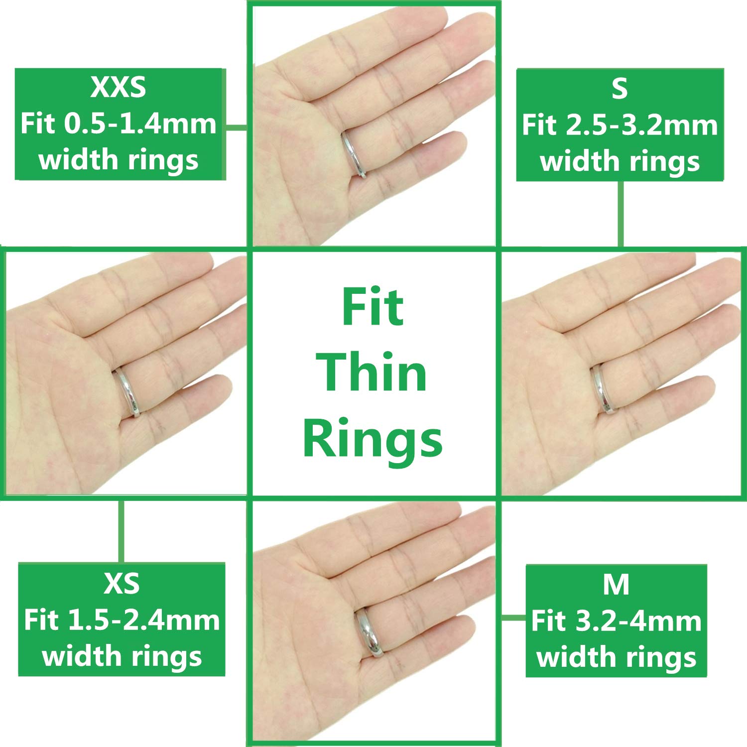 Ring Size Adjuster for Loose Rings for Thin Rings Ring Size Reducer Spacer Ring Guard