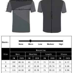 Yong Horse Men's Casual T-Shirt Athletic Long Sleeve - Crewneck Cotton Tee Shirt Teen Boys Graphic T Shirts Sun Protection UPF 50+ UV for Outdoor Sporting Running Gym Slim Fit Navy and White M