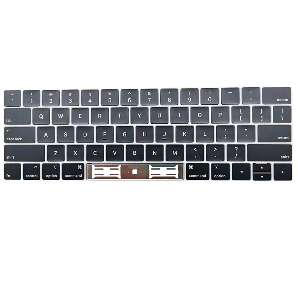 Replacement Keyboard Keycaps,Full Set of US Keycaps QWERTY Fit for MacBook Pro Retina 13" / 15" Model A1706 A1707 A1708 2016-2017 Year EMC 3071 EMC 3163 EMC 3072 EMC 3162 EMC 2978