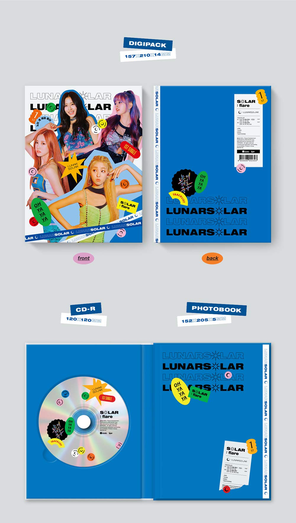 LUNARSOLAR - Solar : Flare (1st Single Album) Album