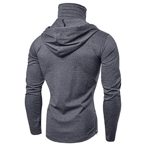 Mens Face_Cover Button Sports Sleeveless/Short/Long Sleeve Vest Hooded Splice Large Open-Forked Male Tank Tops Shirt Blouse with 𝗙𝗮𝗰𝗲 𝗠𝗮𝘀𝗸