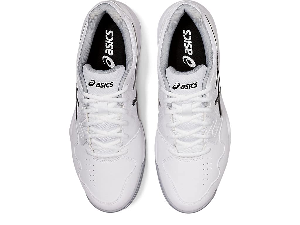 ASICS Men's Gel-Dedicate 7 Tennis Shoes, 11, White/Black