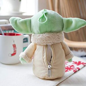 STAR WARS: The Mandalorian The Child 8-Inch Small Plush Toy with Pocket Zipper | Baby Yoda Plush Clip-On Doll | Super Soft Stuffed Animals Plushie