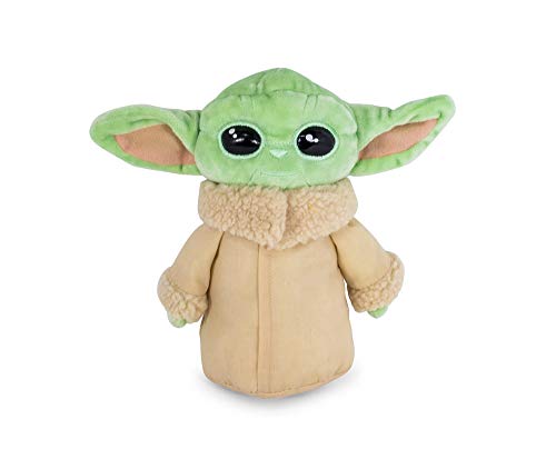 STAR WARS: The Mandalorian The Child 8-Inch Small Plush Toy with Pocket Zipper | Baby Yoda Plush Clip-On Doll | Super Soft Stuffed Animals Plushie