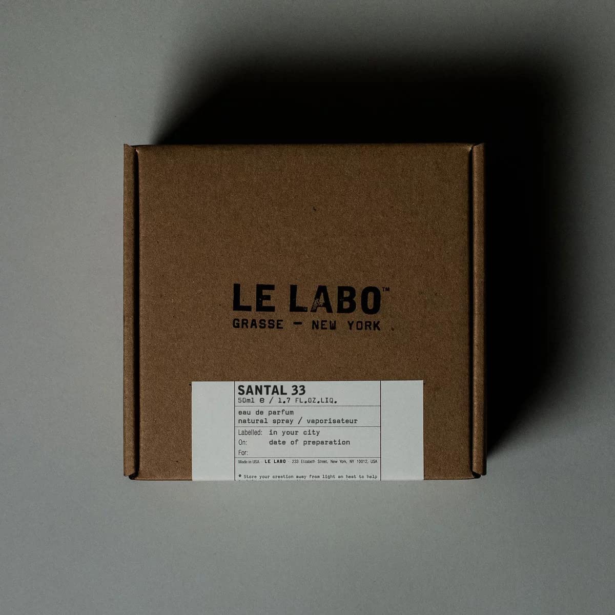 Le Labo Santal 33 50ml 1.7 oz eau de parfum Perfume