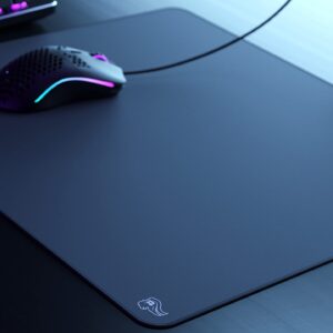 Glorious Elements Mousepad - XL Mouse Pad - Glass Infused Flexible Cloth Computer Desk Pad for Speed Gaming 15"x17" (ICE)