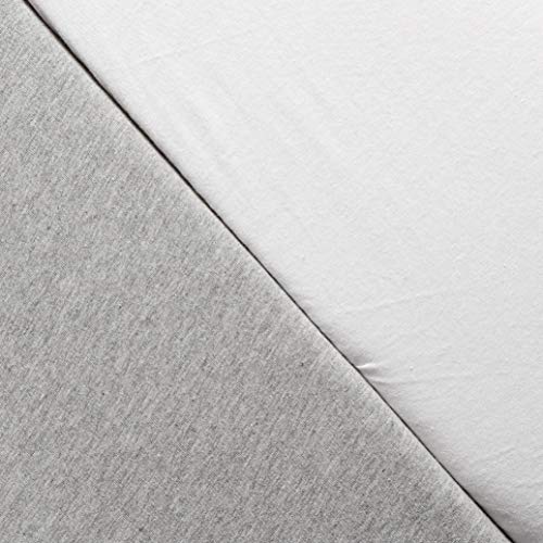 HonestBaby Organic Cotton Changing Pad Covers (Set of Two), Gray Heather, One Size