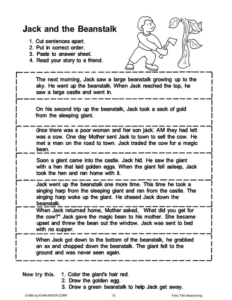 jack and the beanstalk (sequencing)