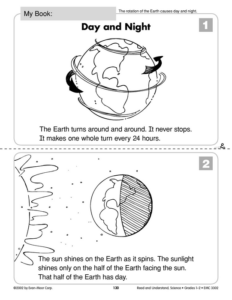 day and night (earth & space science/rotation)