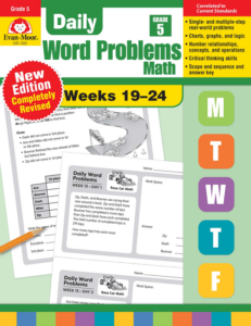 daily word problems math, grade 5, weeks 19–24