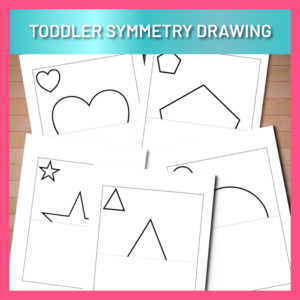 toddler symmetry drawing