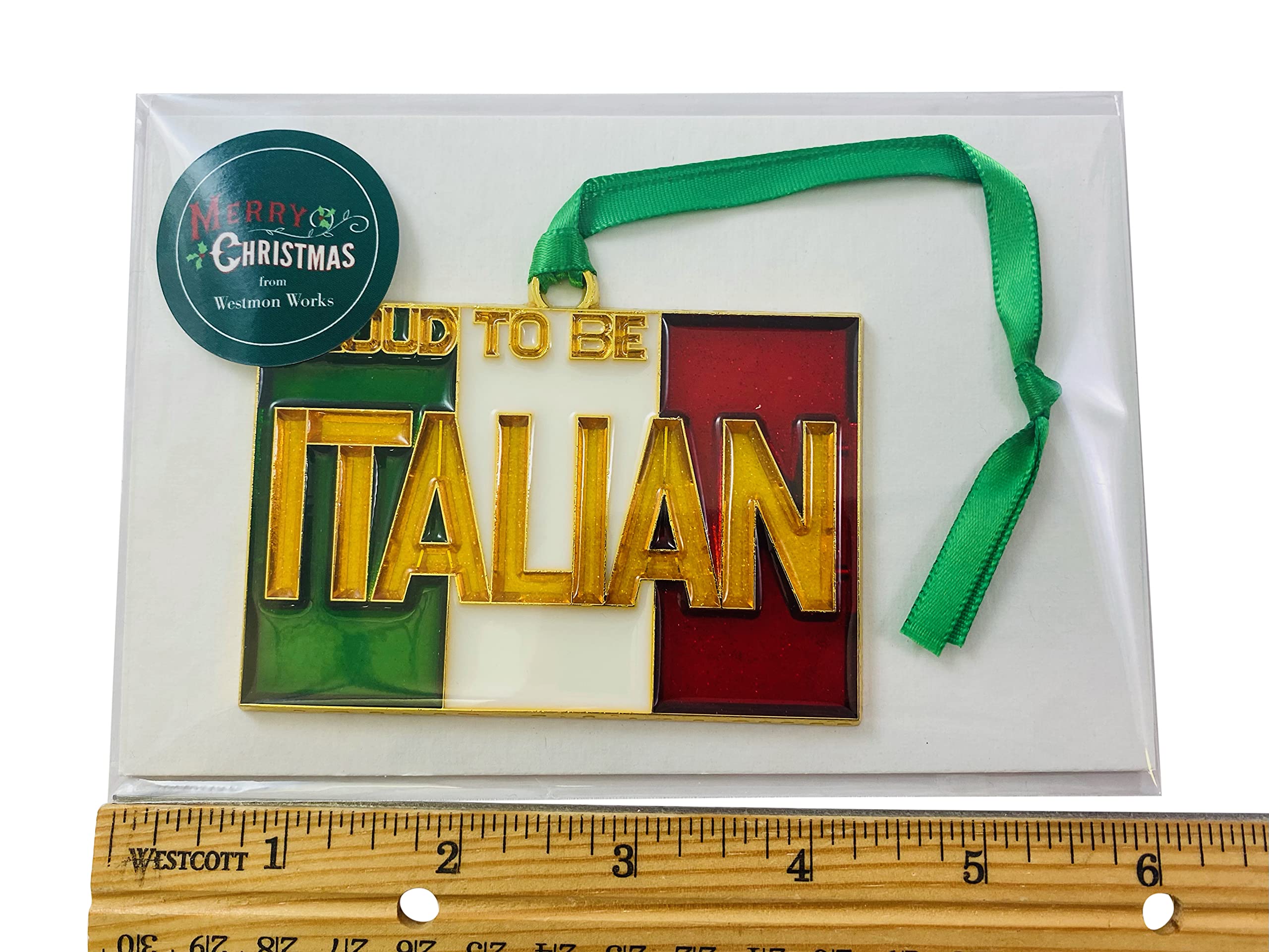 Proud to be Italian Ornament Italy Christmas Tree Holiday Decoration