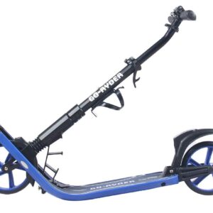 8 inch Large Wheel Kick/Push Scooter for Adults & Teens > Easy Folding > Adjustable Handlebars > Dual Suspension