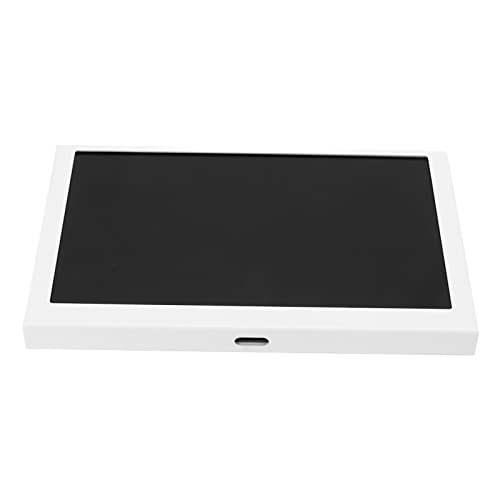 Computer CPU GPU RAM HDD Monitor, IPS Type C Secondary Screen 360 Degree Rotation Changeable Theme for PC White