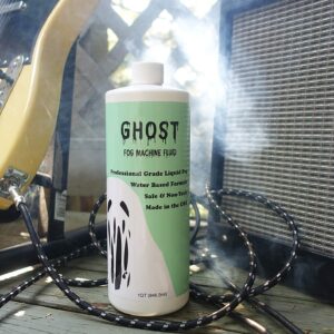 GHOST Fog Machine Fluid - High Density Fog Juice for Water Based Foggers (1 Quart) - Non-Toxic