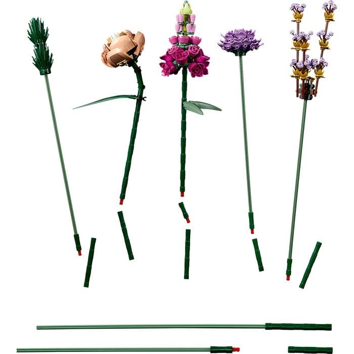 LEGO® Icons Flower Bouquet 10280 Building Kit; A Unique Flower Bouquet Gift and Creative Project for Adults