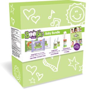 Baby Gift Set by Boogie Wipes, FSA/HSA Eligible, Baby Wipes by Boogie Wipes 90 Count, Diaper Rash Cream Spray by Boogie Bottoms 1 Pack, Baby Nasal Saline Drops by Boogie Drops 2 Pack