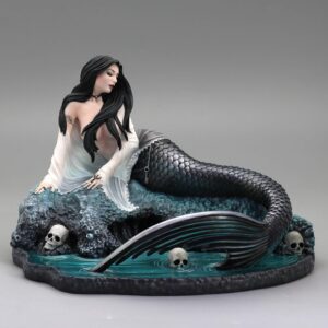 Veronese Design 8 5/8 Inch Sirens Lament by Anne Stokes Hand Painted Resin Mermaid Statue Home Decor