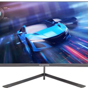 Sceptre 27-inch FHD 1080p IPS LED Gaming Monitor 1ms HDMI x3 DisplayPort up to 144Hz AMD FreeSync Premium Build-in Speakers, Edgeless Machine Black (E275B-FPN168)