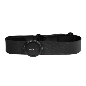 suunto smart heart rate belt: superior tracking of heart rate, comfortable fit,black