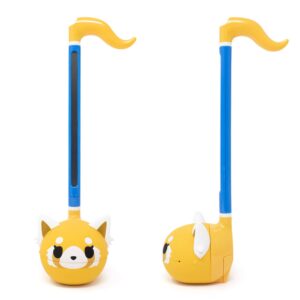 Otamatone Classic Aggretsuko Happy Sweet [Officially Licensed Sanrio] Japanese Character Electronic Musical Instrument Portable Synthesizer from Japan Maywa Denki for Children Kids and Adults Gift