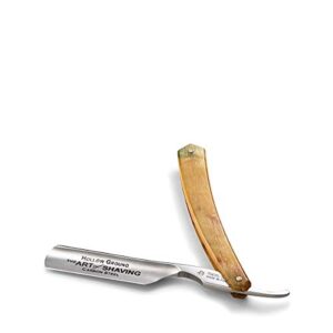 The Art of Shaving Rams Horn Straight Razor