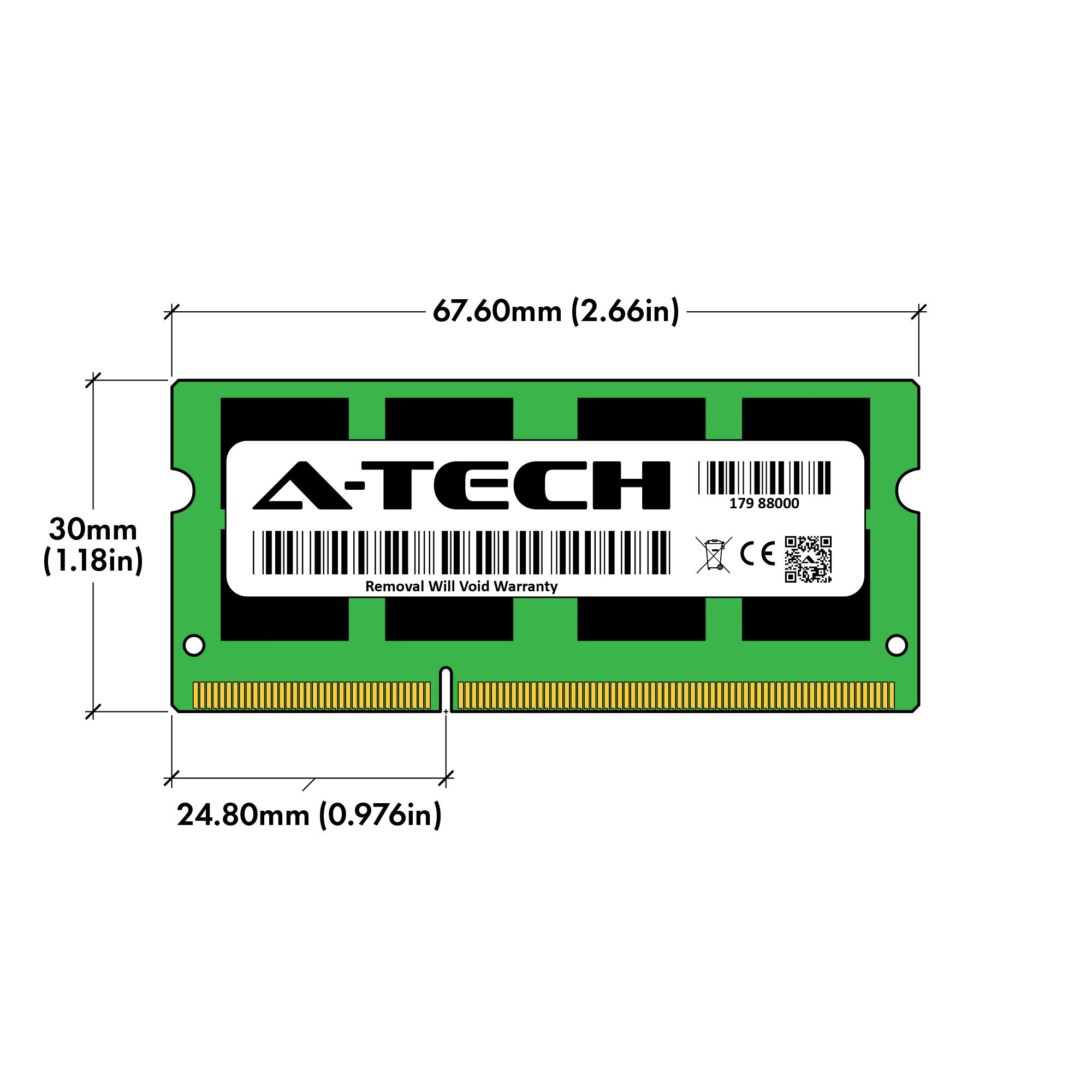 A-Tech 4GB RAM for Sony VAIO VPCEA46FM | DDR3 1600MHz SODIMM PC3-12800 204-Pin Non-ECC Memory Upgrade Module