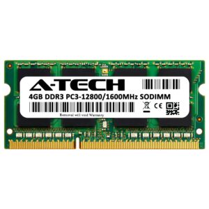 A-Tech 4GB RAM for Sony VAIO VPCEA46FM | DDR3 1600MHz SODIMM PC3-12800 204-Pin Non-ECC Memory Upgrade Module